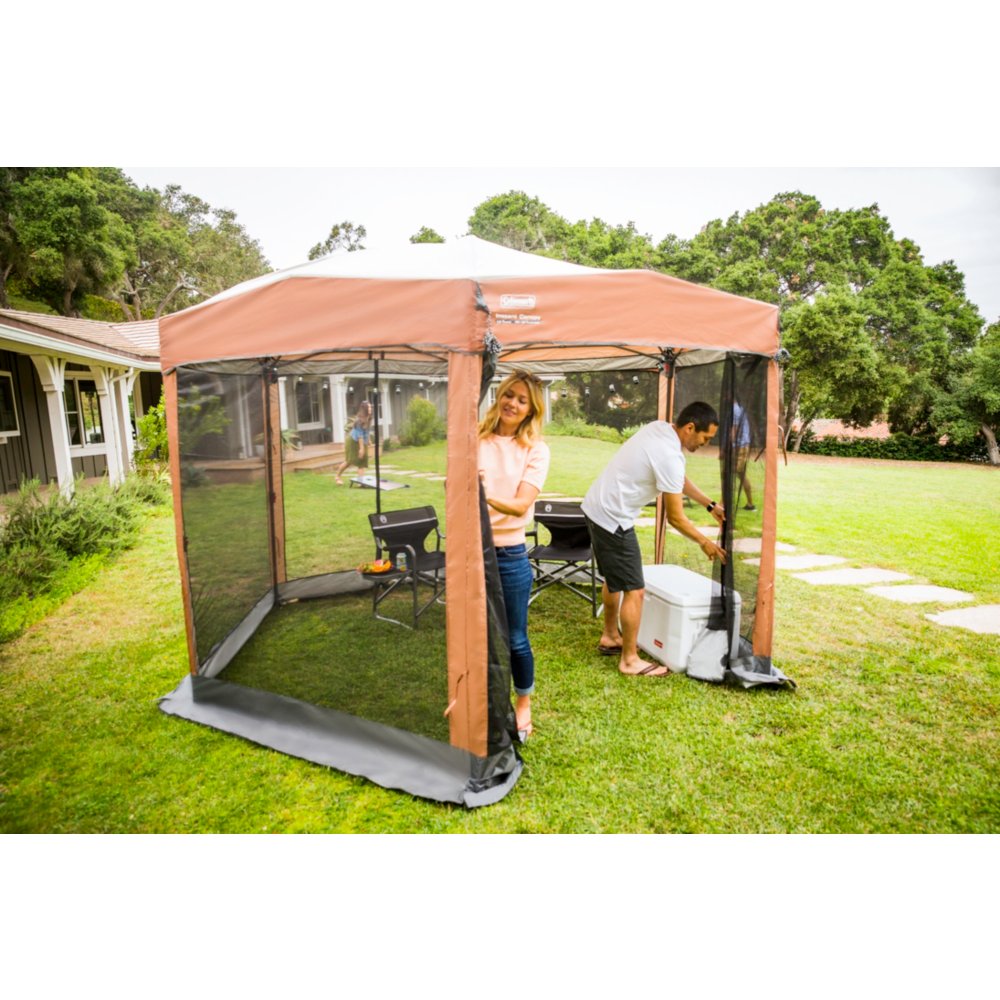 Coleman Back Home Screened Canopy Tent With Instant Setup, Screenhouse ...